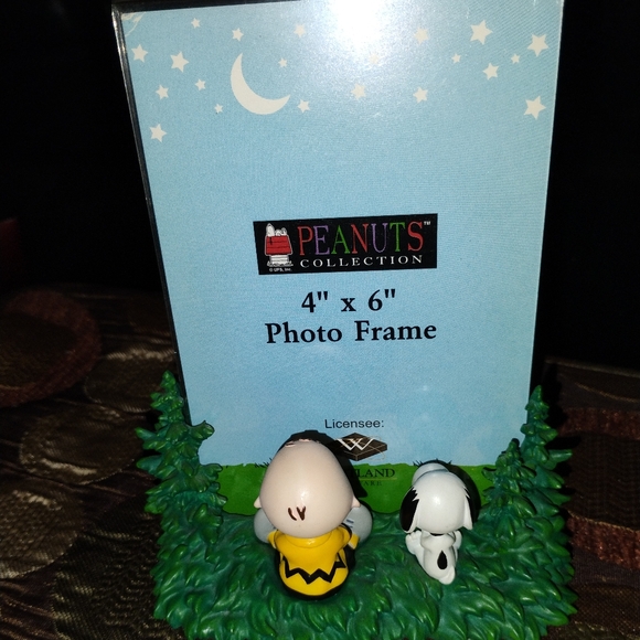 Accents | Rare Vintage Peanuts Photo Frame With Charlie Brown And ...